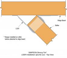 LSSR Slopeable & Skewable Rafter Hanger | Strong-Tie | Together we're ...