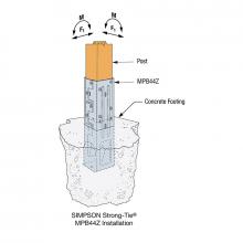 MPB Moment Post Base | Strong-Tie | Together we're helping build safer ...